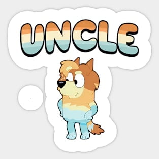 Bluey Uncle Rad Sticker Bluey Stickers For Kids, Bluey Stickers Party ...