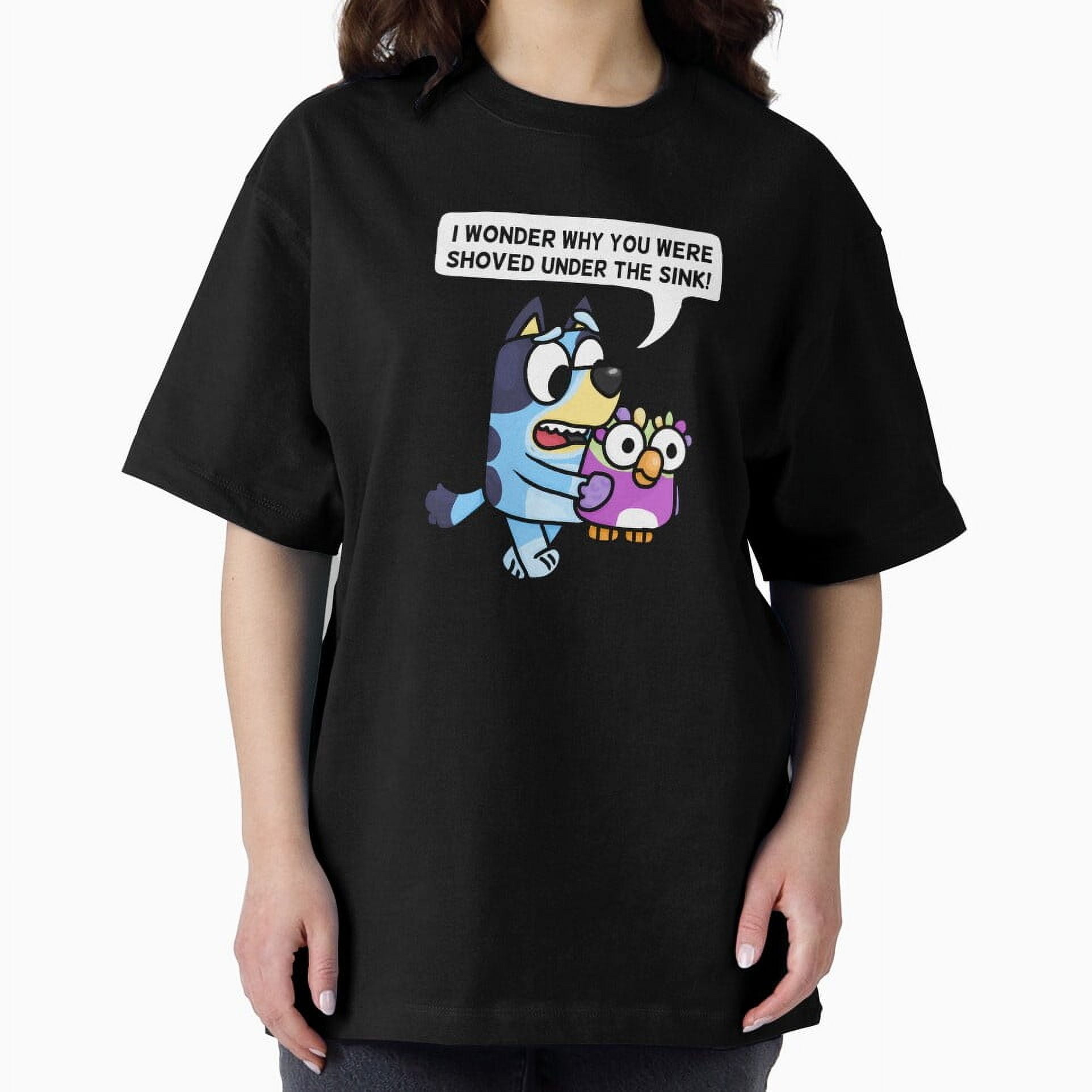 Bluey Under The Sink Unisex T-Shirt, All Size S-5XL Bluey Shirt ...