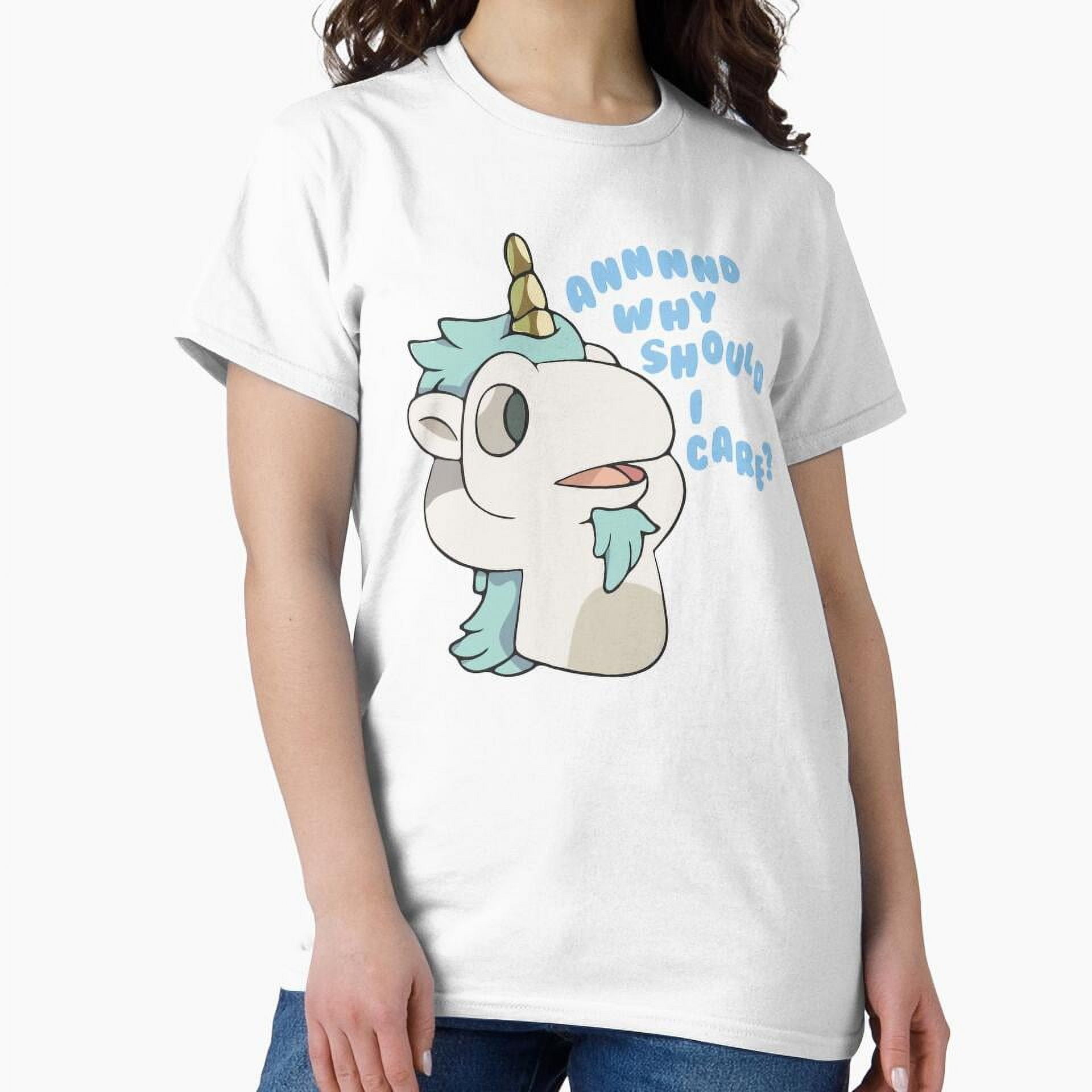 Bluey Unicorse - And Why Should I Care? Classic T-Shirt - Walmart.com