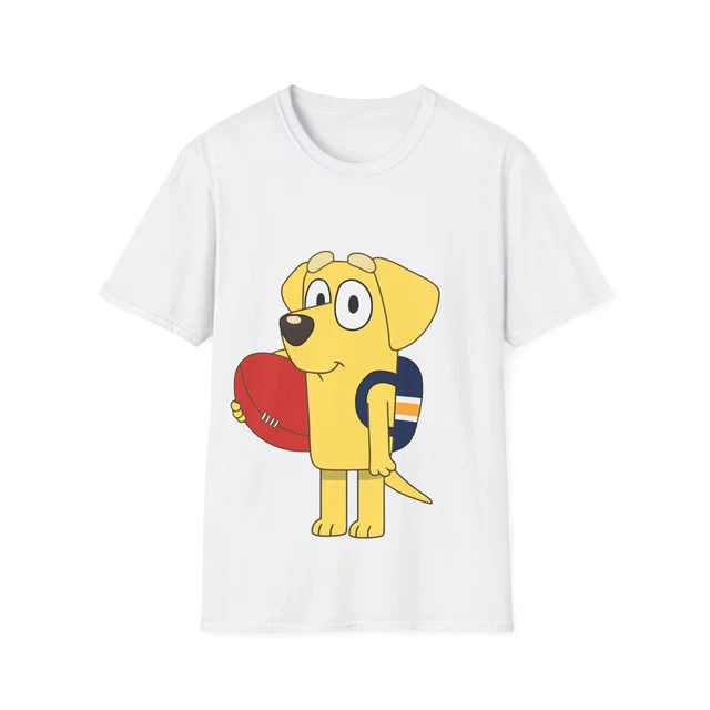 Bluey Unisex Softstyle T-Shirt, Cute Puppy Dog Lover Gift, - Walmart.com