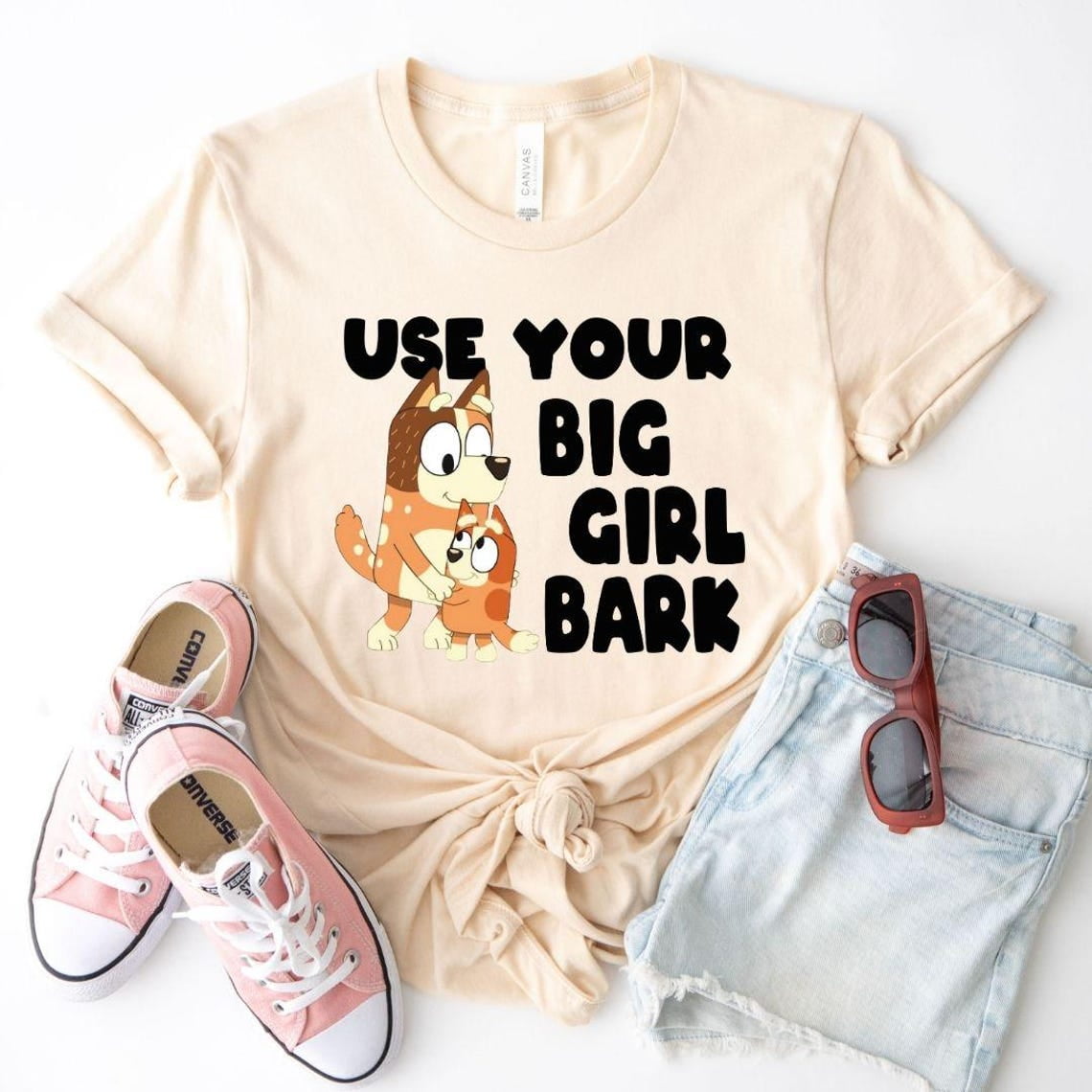 Bluey Use Your Big Girl Bark Shirt,Bluey Party Shirt,Bluey Mom Shirt ...