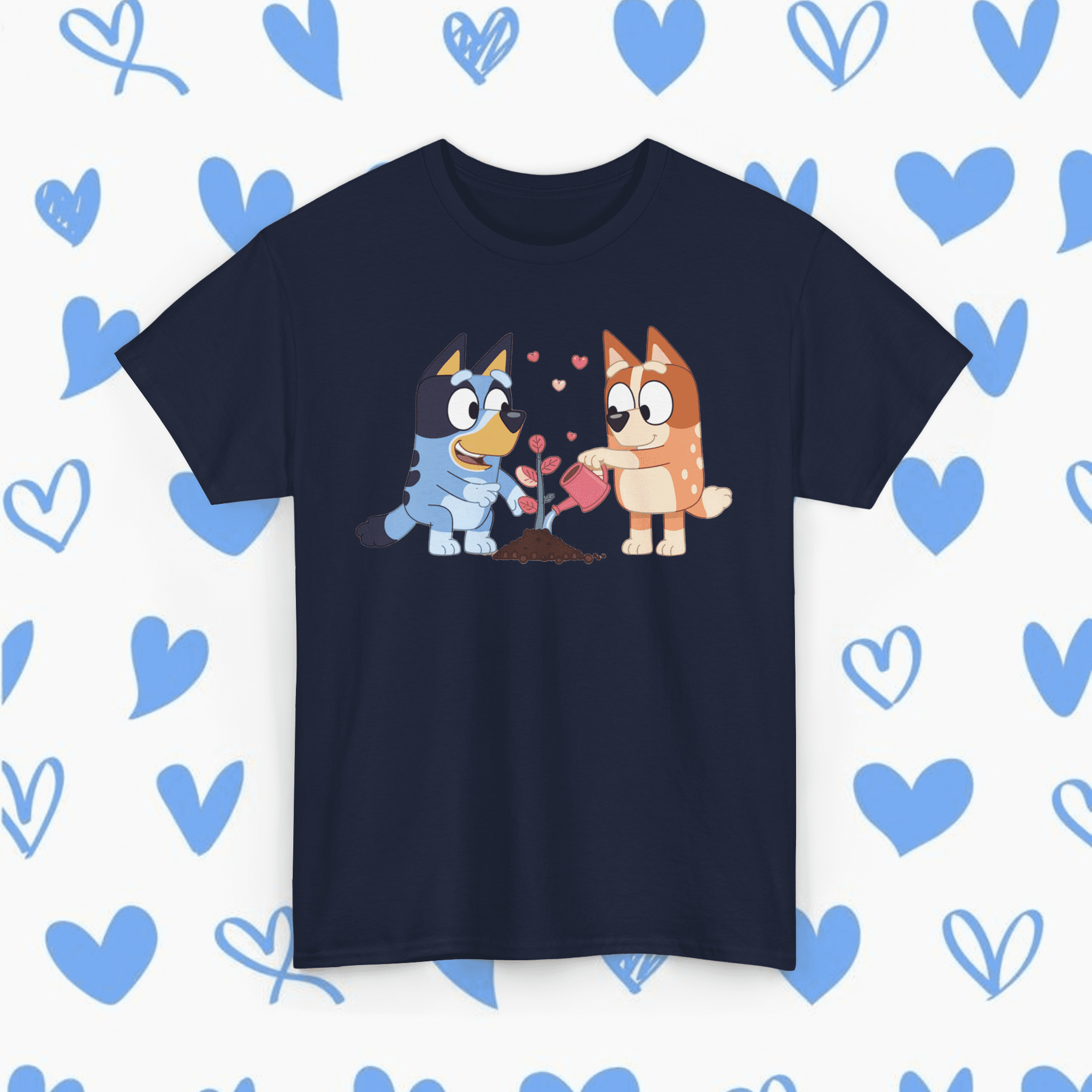 Bluey Valentine Shirt – Heartwarming Cartoon Design for Families and ...