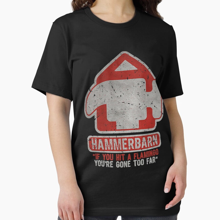 Bluey Vintage Hammerbarn If You Hit A Flamingo Essential T-Shirt ...