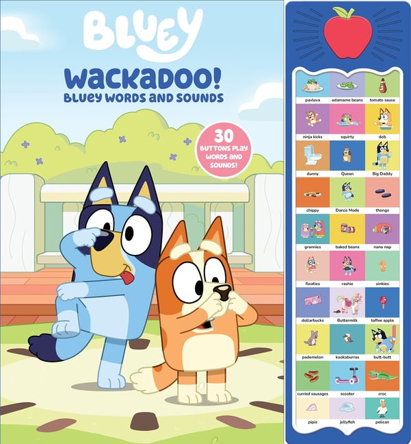 Bluey: Wackadoo! Bluey Words and Sounds Sound Book, (Paperback ...