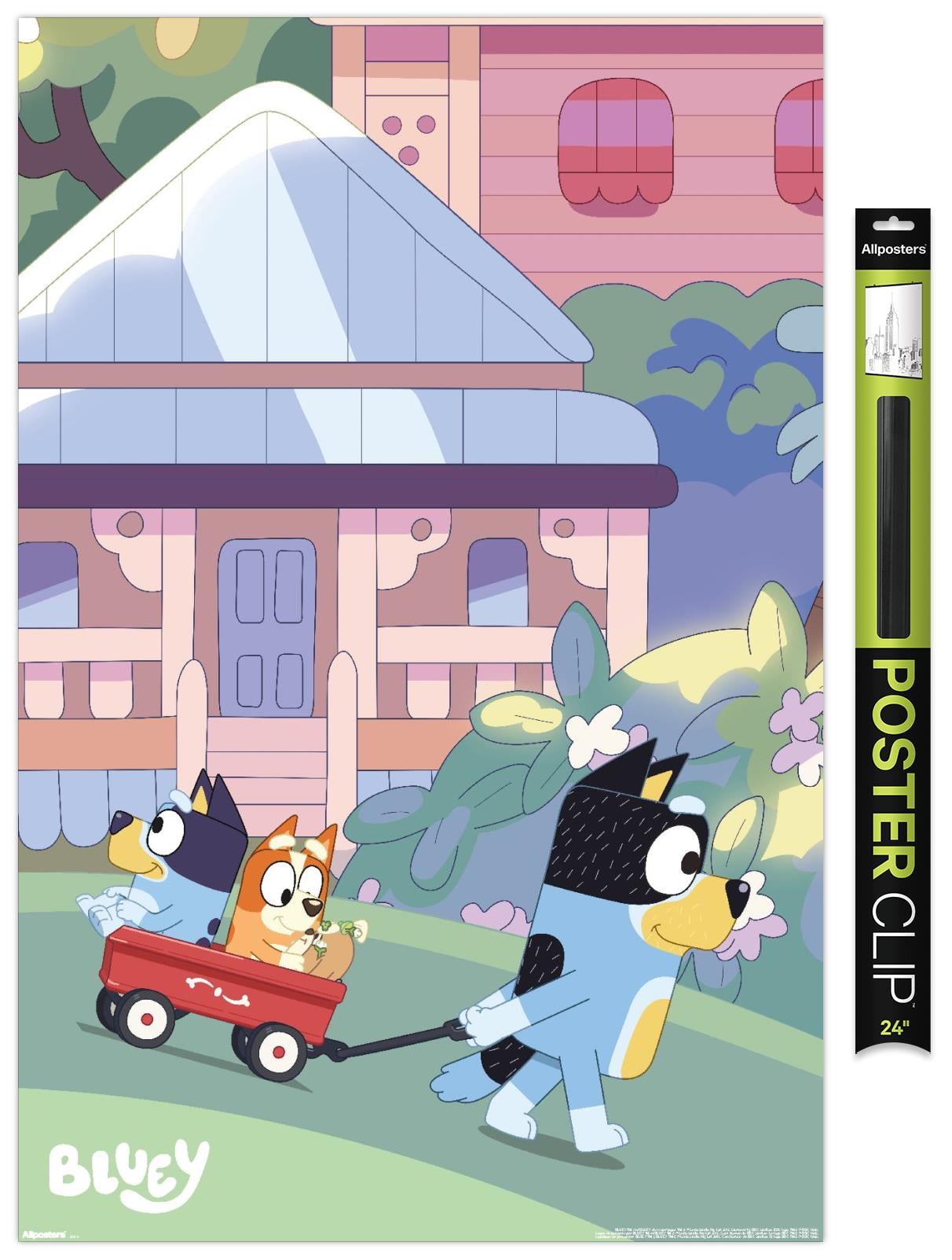 Bluey - Walking Wall Poster, 22.375" x 34" - Walmart.com