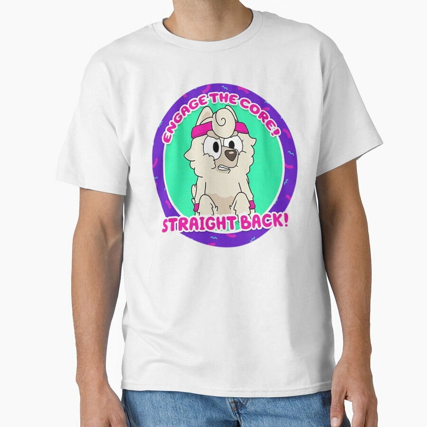 Bluey Wendy Workout Exercise Quads Retro Classic T-Shirt - Walmart.com