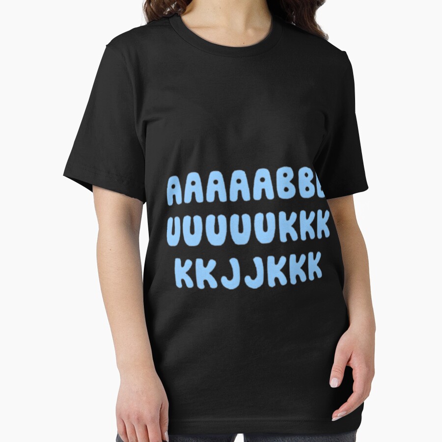 Bluey What Does Aaaaabbbuuuuukkkkjjkkk Spell Classic Essential T-Shirt ...
