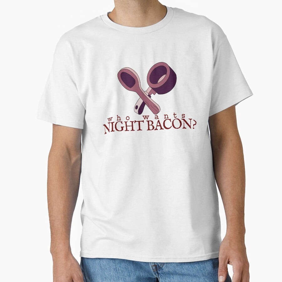 Bluey Who Wants Night Bacon?! Classic T-Shirt - Walmart.com