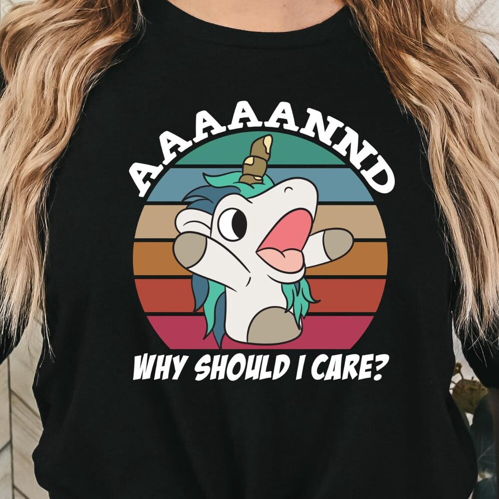 Bluey Why Should I Care Shirt, Gift for Birthday Shirts, Blue Bandit ...