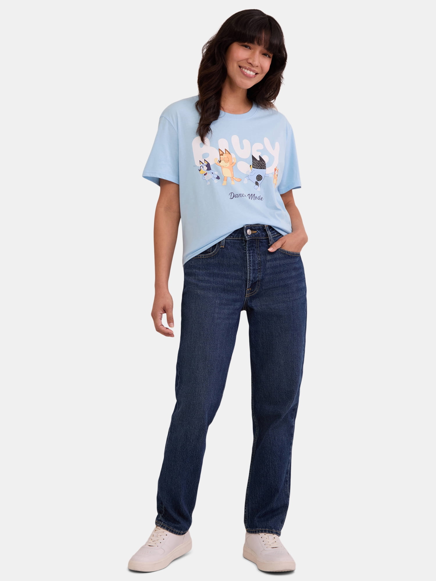 Bluey Women's Graphic Tee with Short Sleeves, Sizes XXS-XXL - Walmart.com