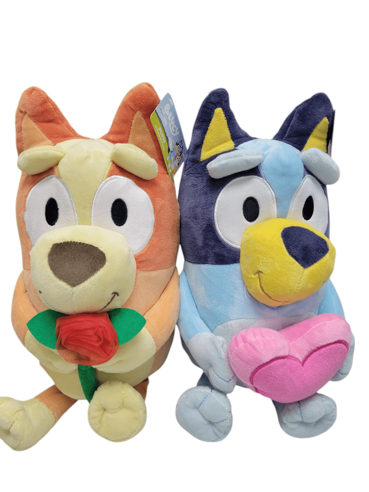 Bluey and Bingo 17in Valentine Plush Set - Walmart.com