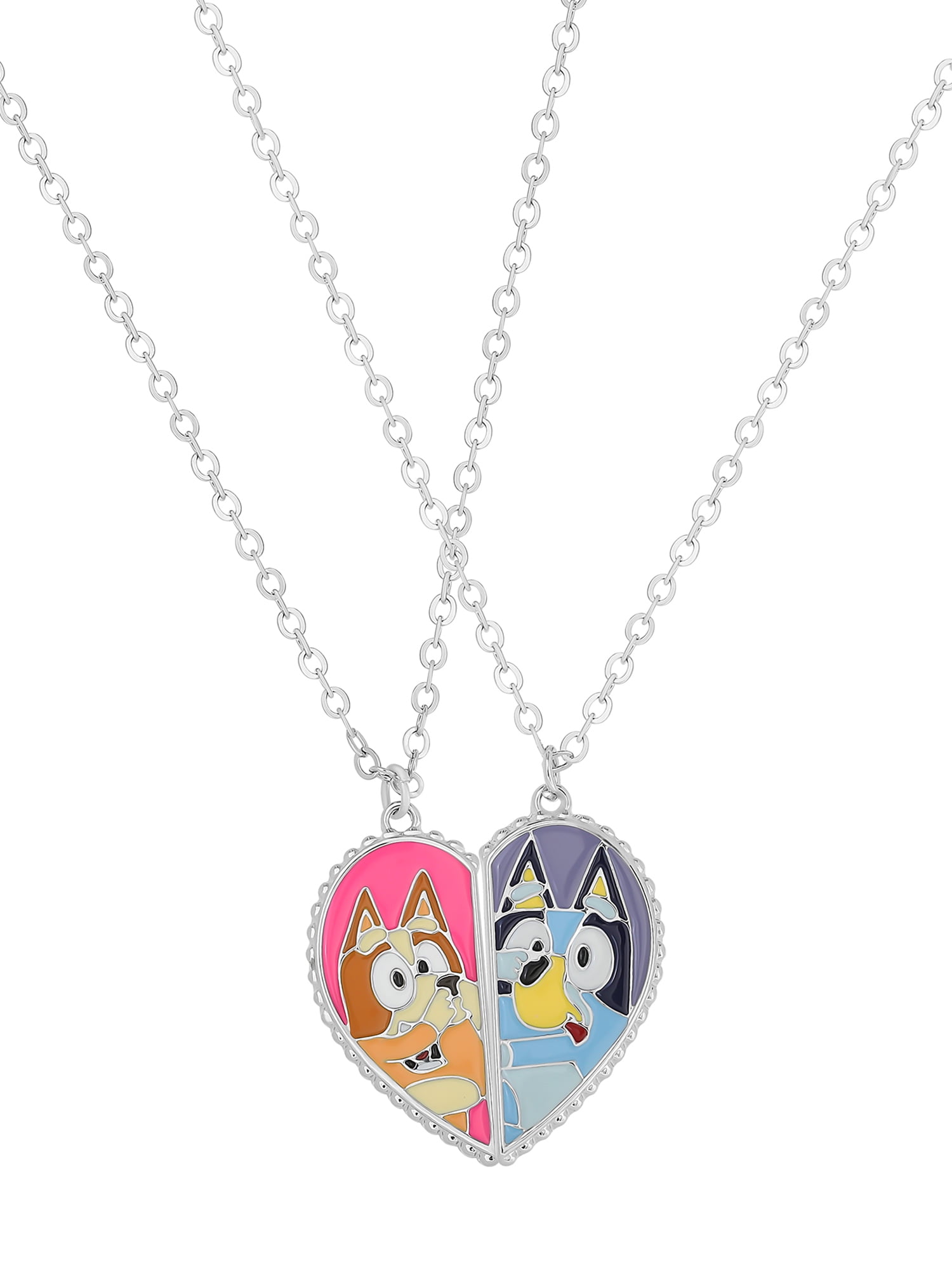 Bluey and Bingo Girl's Best Friends BFF Pendant Set - Walmart.com