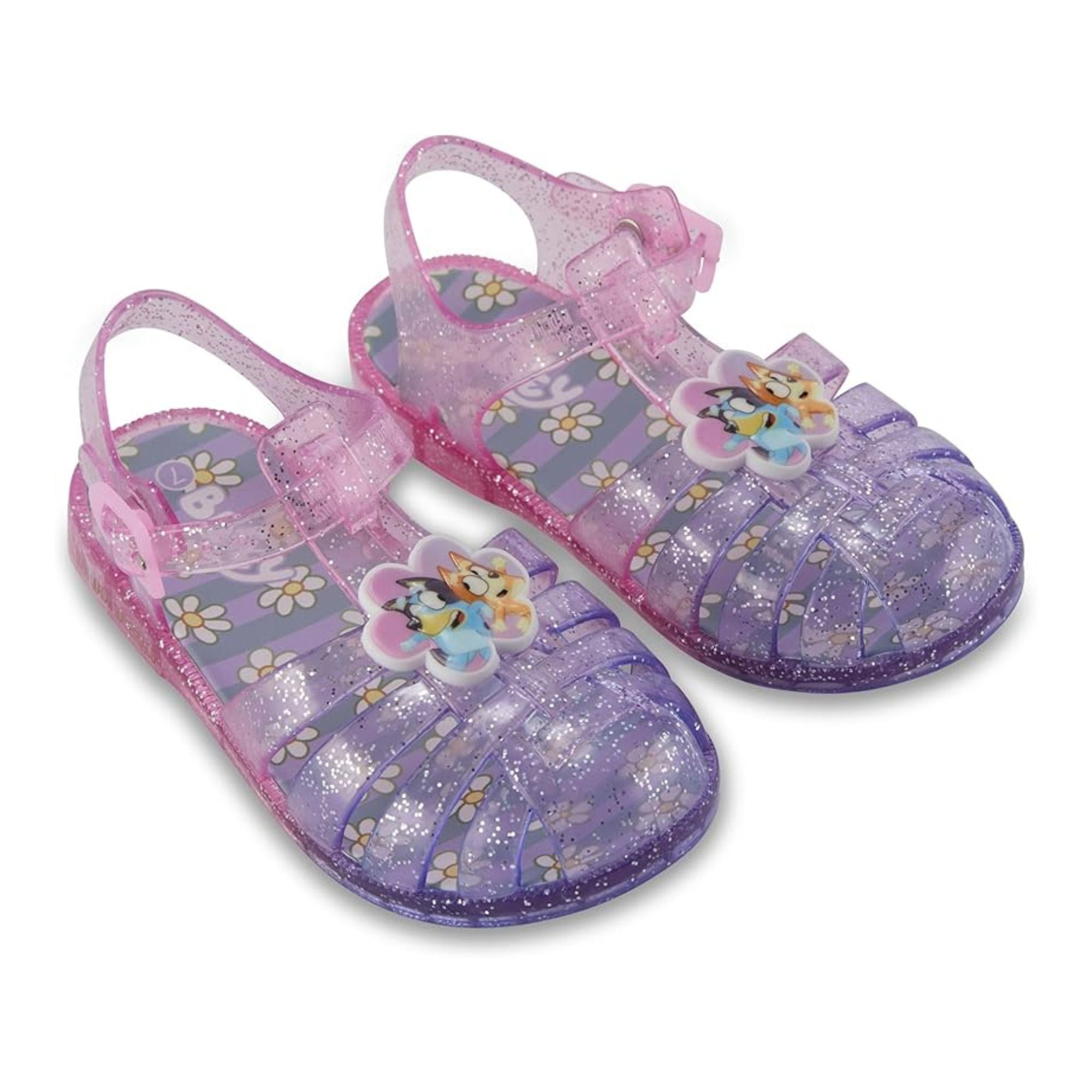 Bluey and Bingo Girl's Jelly Sandals, Printed Chilli & Bingo Jelly ...
