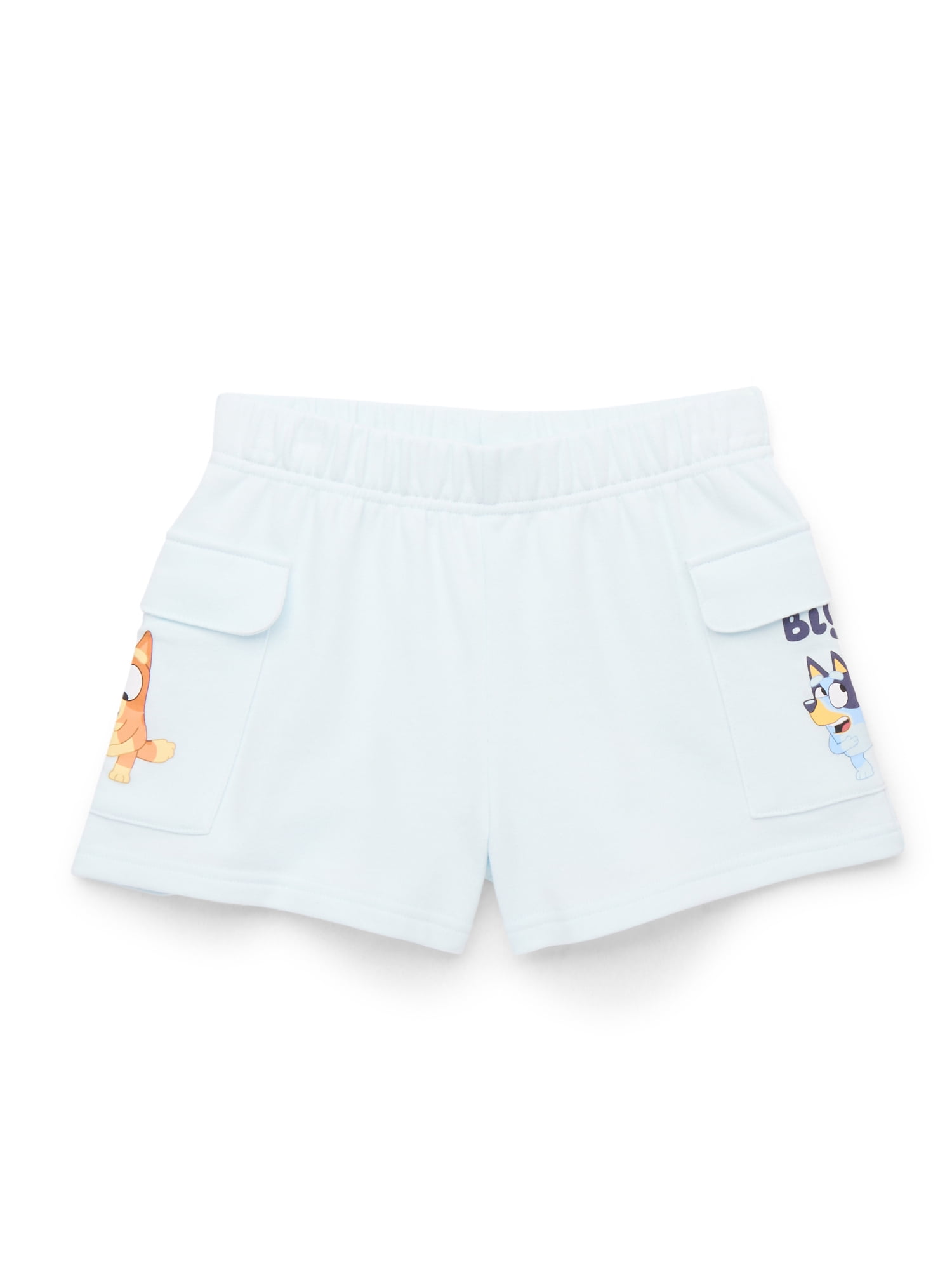 Bluey Girls Graphic Fleece Cargo Shorts, Sizes 4-16 - Walmart.com