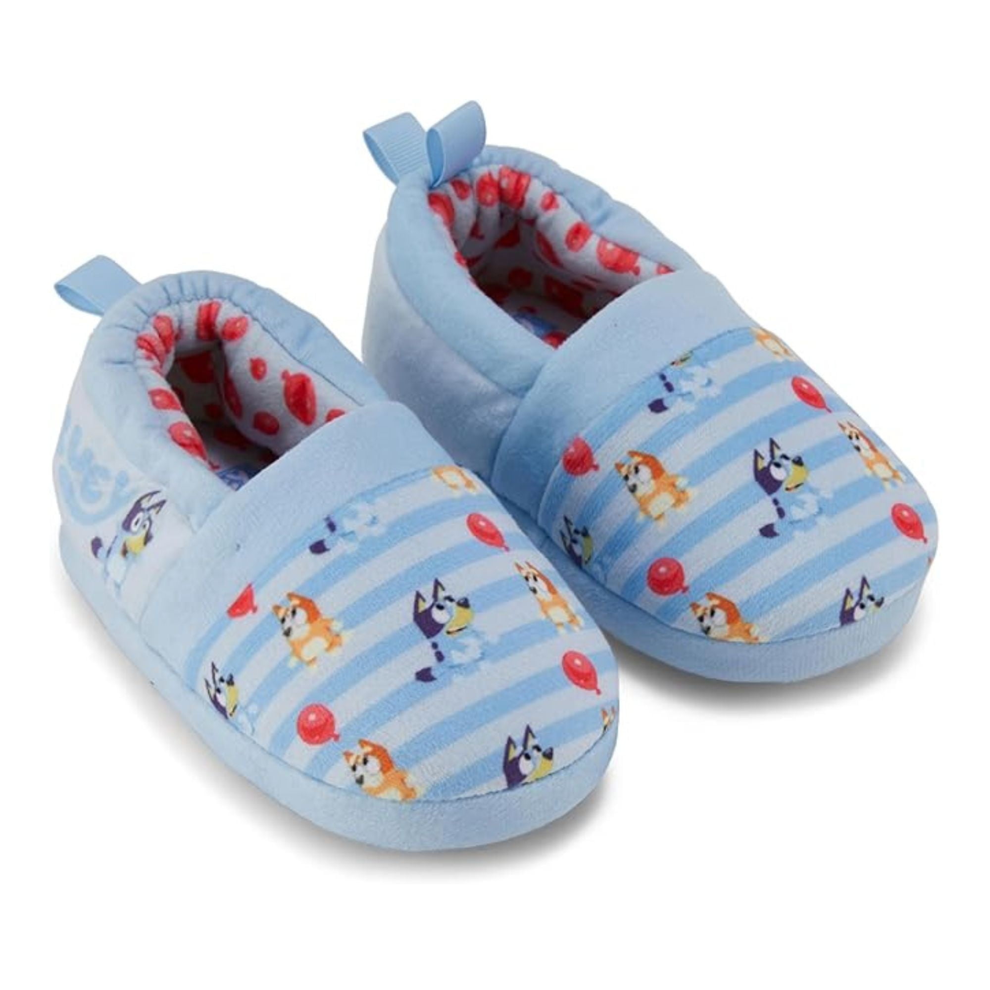 Bluey and Bingo Kids Toddler Shoes, Comfort Plush Slip-on Bluey Slipper ...