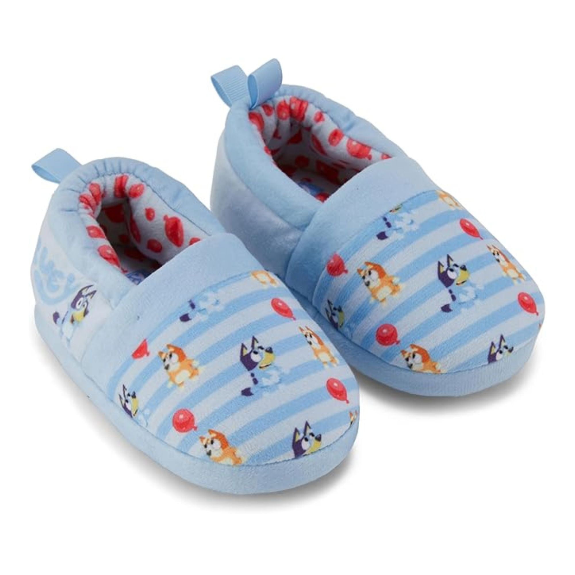 Bluey and Bingo Kids Toddler Shoes, Comfort Plush Slip-on Bluey Slipper ...