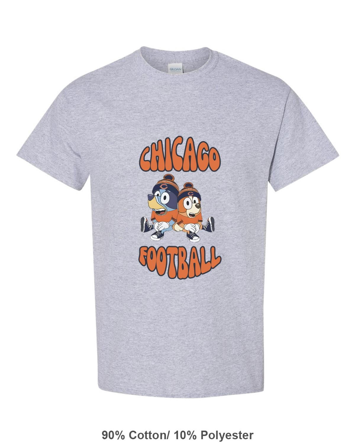 Bluey and Bingo T-Shirt Football Theme Cartoon Family Graphic, for men ...