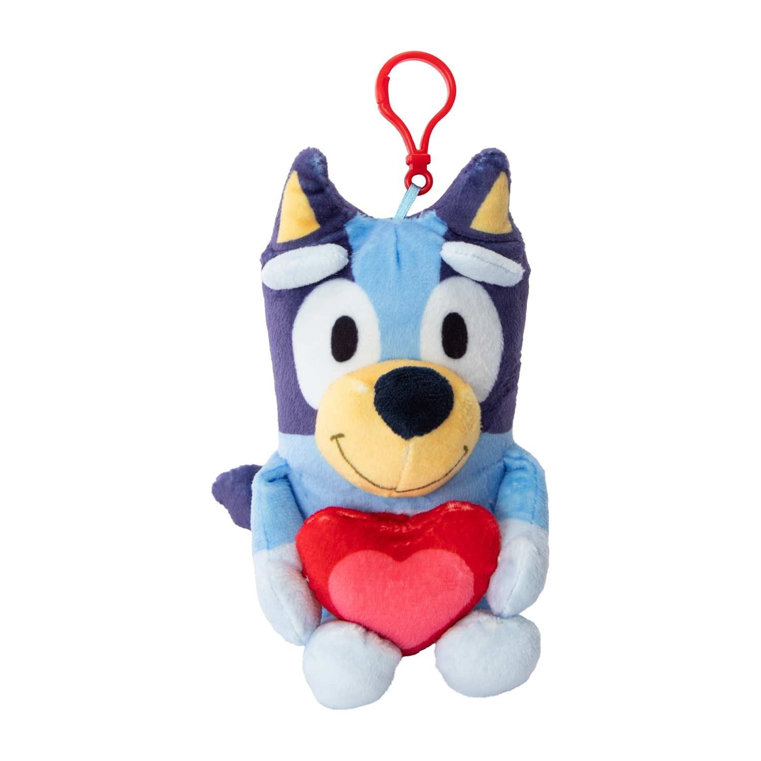 Bluey and Friends 8" Valentines Backpack Clip-On Bluey - Walmart.com