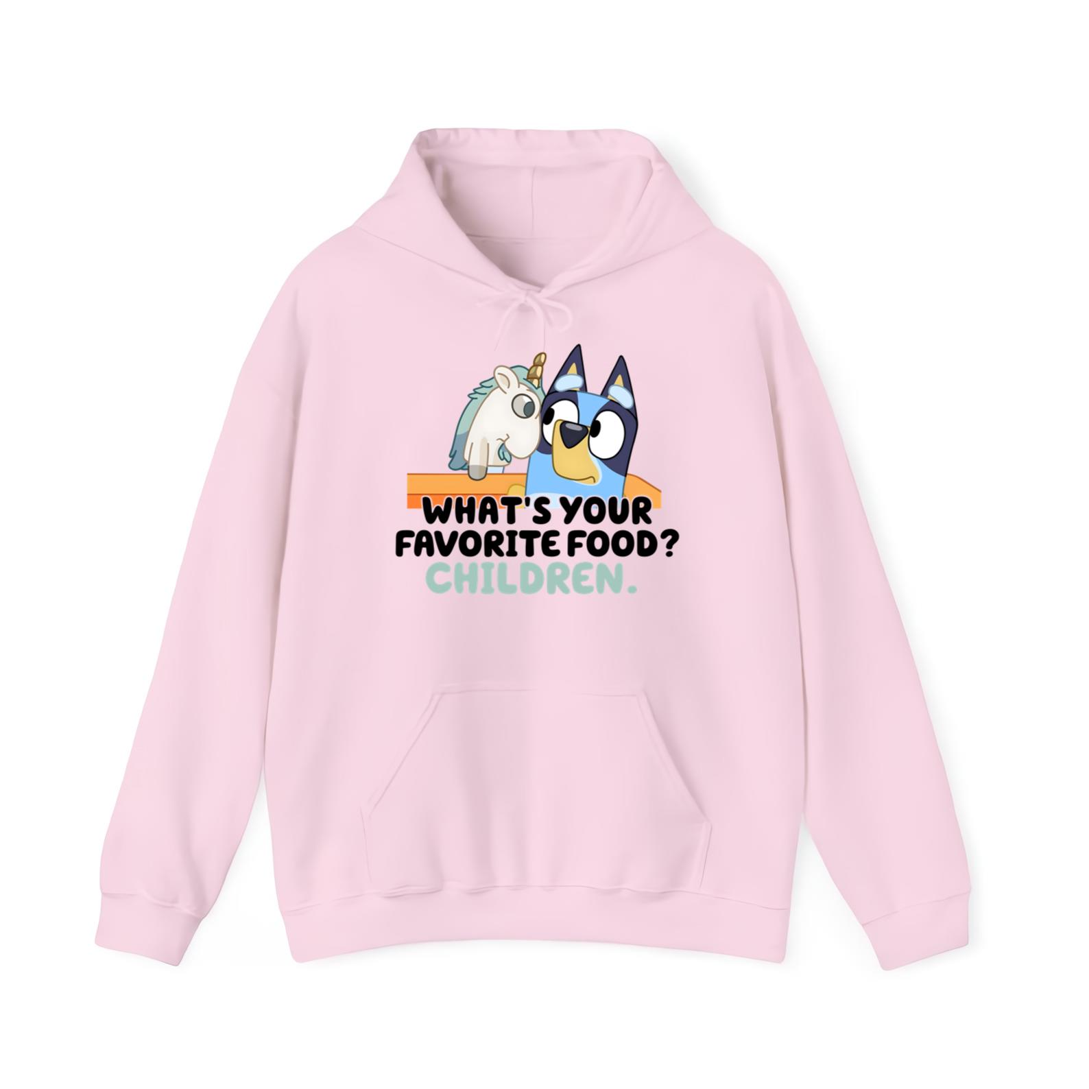 Bluey and Unicorse What’s Your Favorite Food T-Shirt - Walmart.com