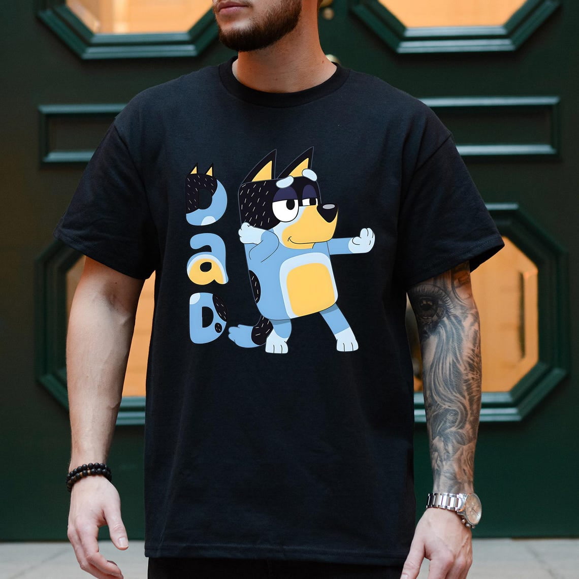 Bluey bandit shirt, Bluey dad shirt, Bluey family shirt, Bluey family ...