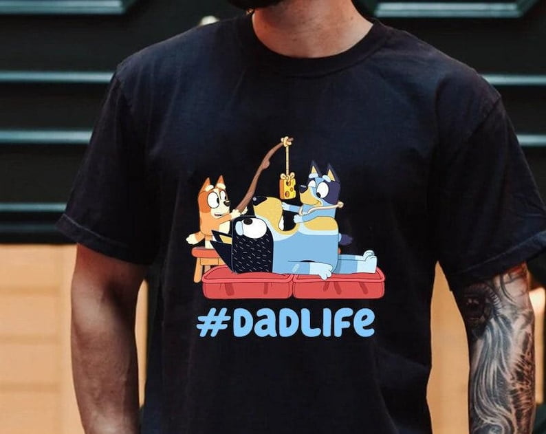 Bluey dad life shirt, Bluey dad shirt, Bluey family shirt, Bluey family ...