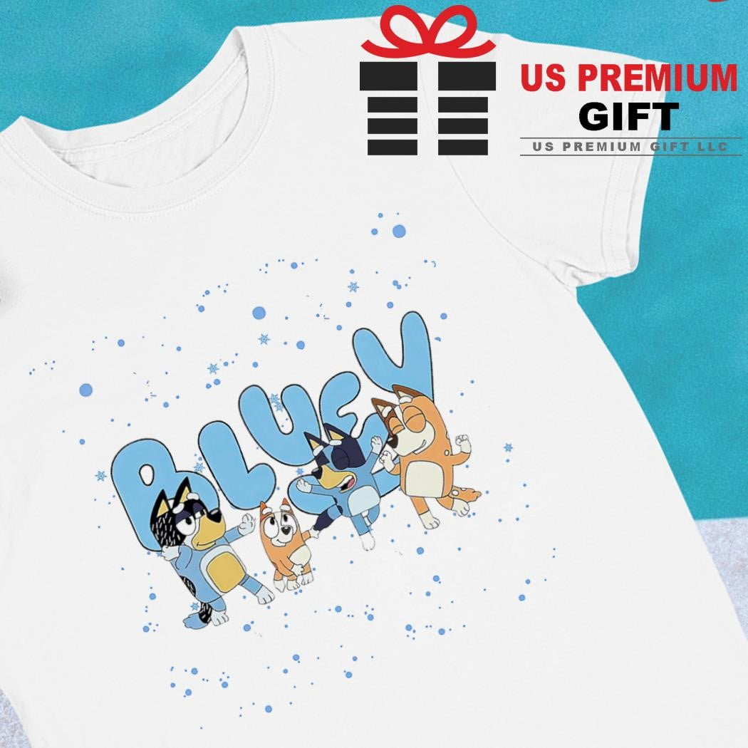 Bluey family cartoon characters shirt - Walmart.com