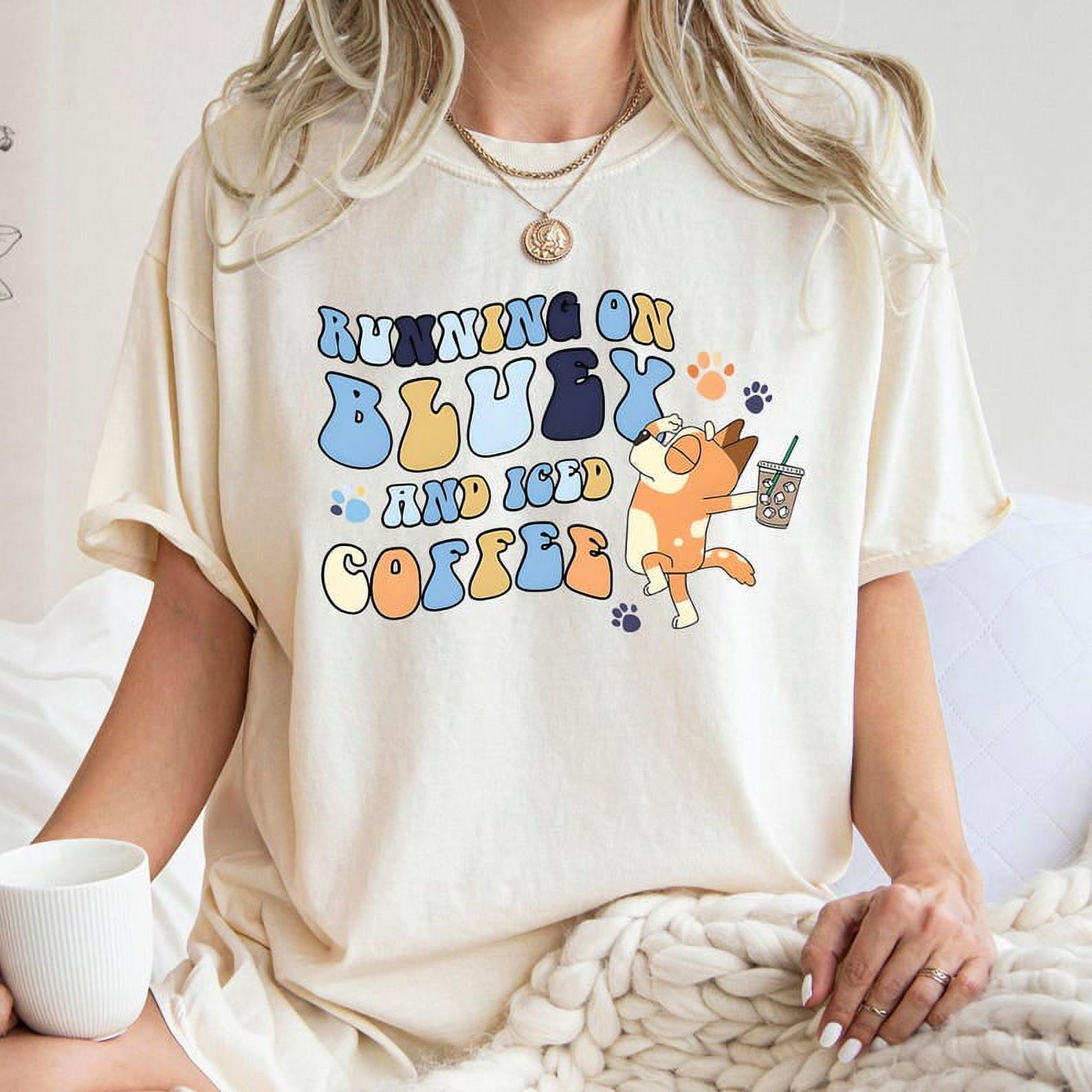 Bluey ice coffee shirt, Bluey friends shirt, Bluey birthday, Gift for ...
