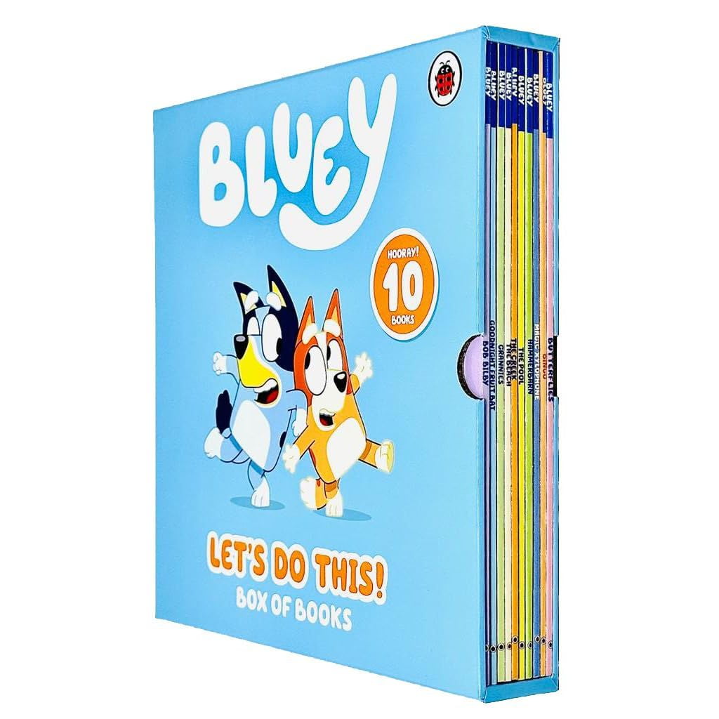 Bluey Let's Do This! 10 Picture Books Collection Box Set - Ages 3-7 ...