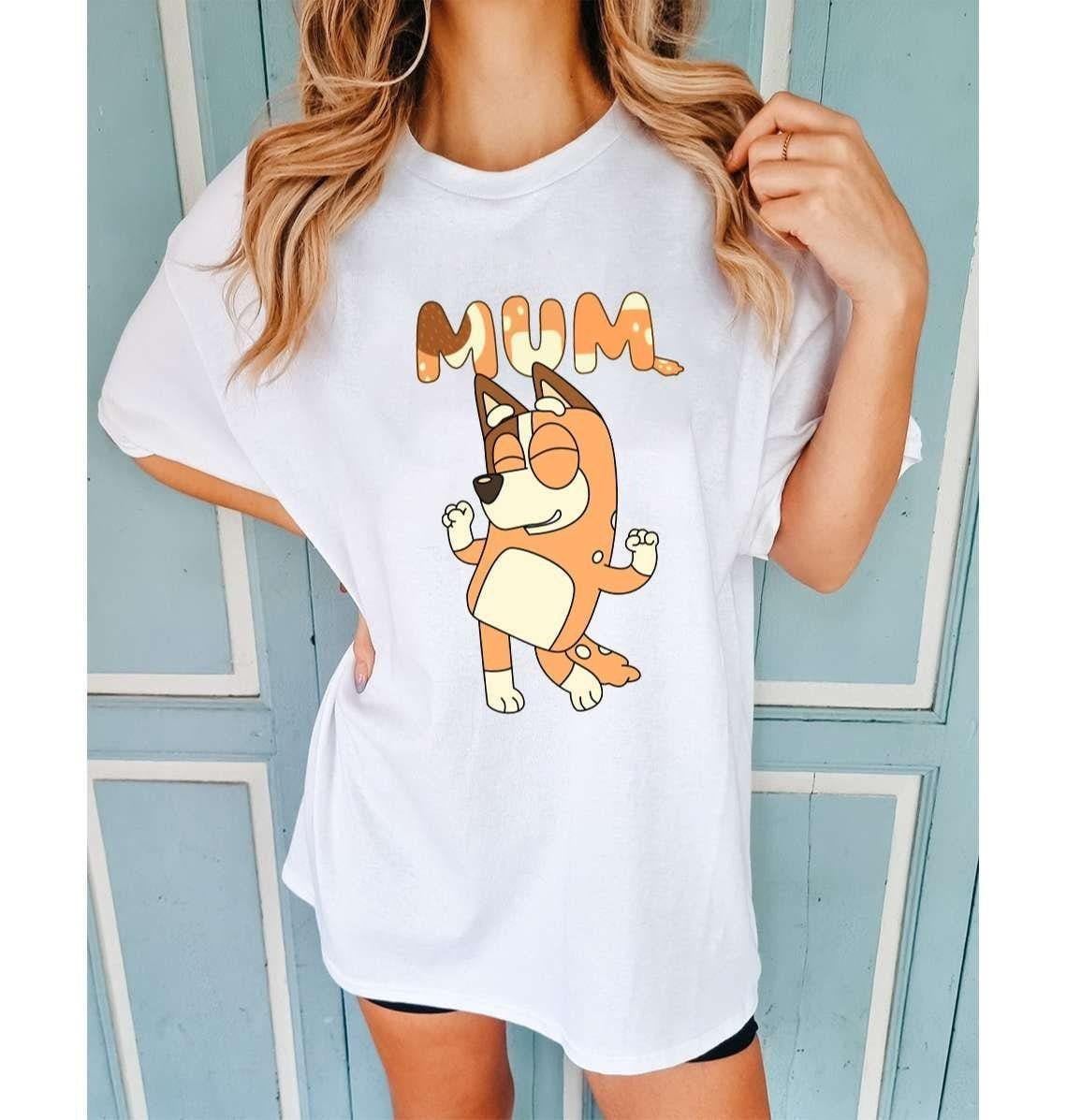 Bluey mum shirt, Bluey dad shirt, Bluey birthday, Gift for family ...