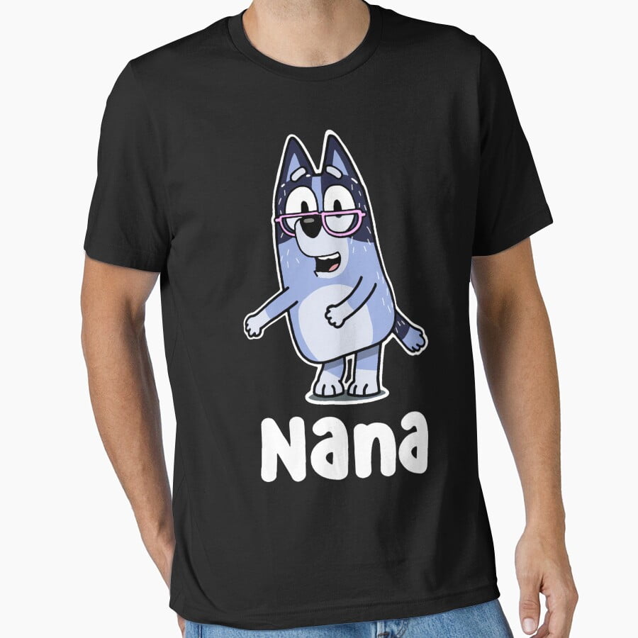 Bluey Nana Nina Essential T-Shirt - Walmart.com
