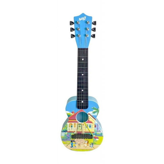 Bluey’s 21 Inch Plastic Guitar - Walmart.com