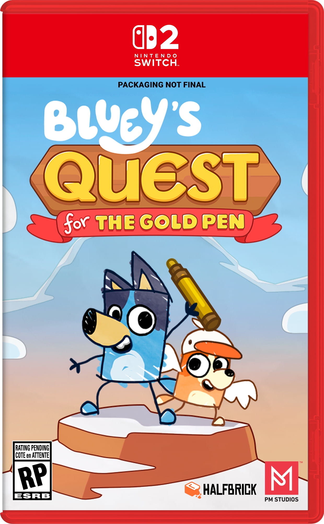 Bluey's Quest for The Gold Pen, Nintendo Switch 2 Game - Walmart.com