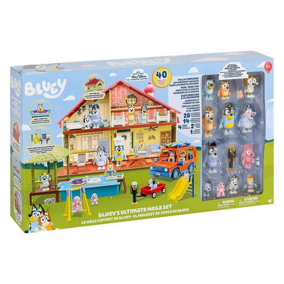 Bluey's Ultimate Mega Set with BINGO Character Figures - Walmart.com