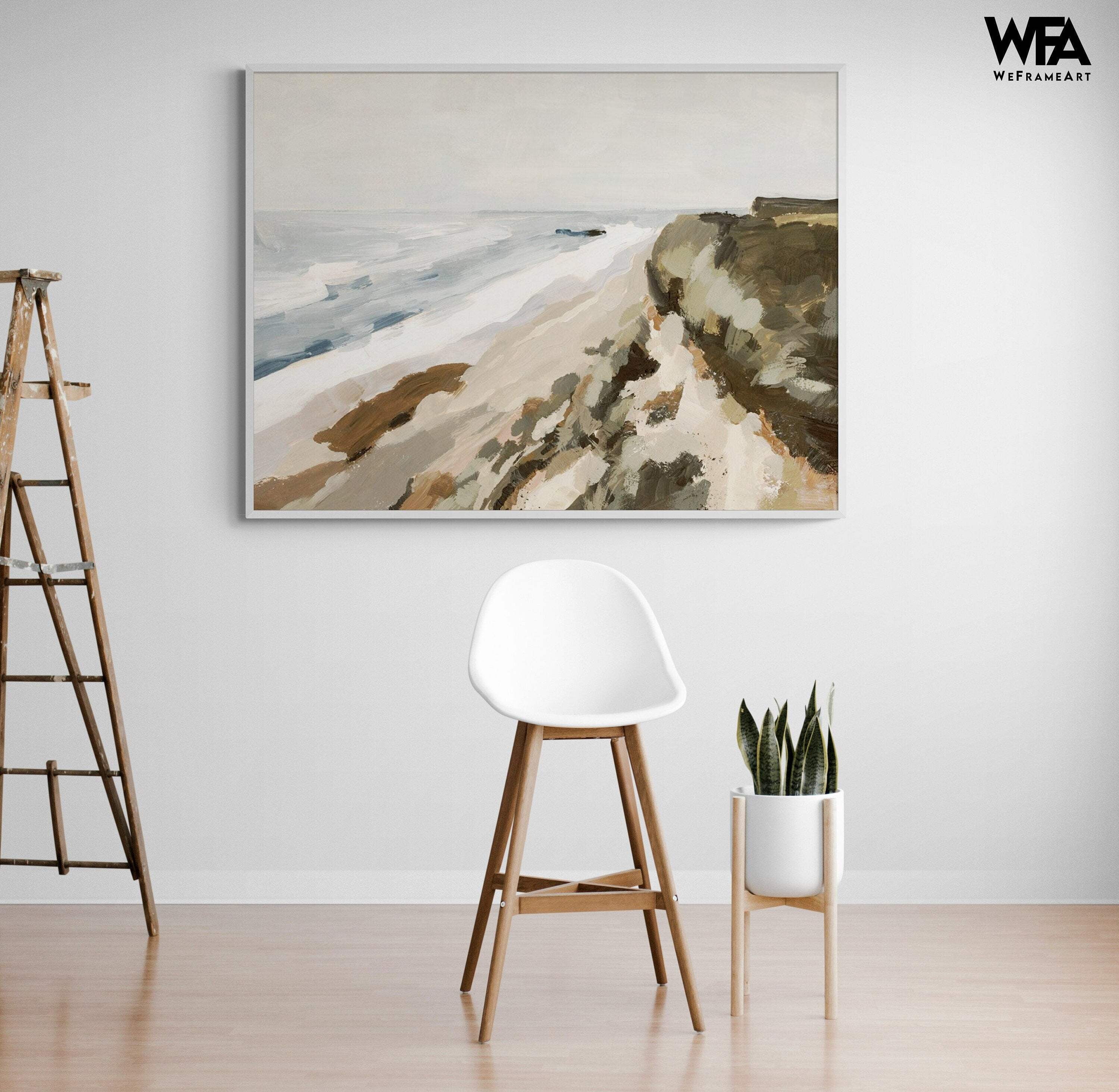 Bluff Bay I by Victoria Barnes, Coast Painting Print, Framed Bay Print ...