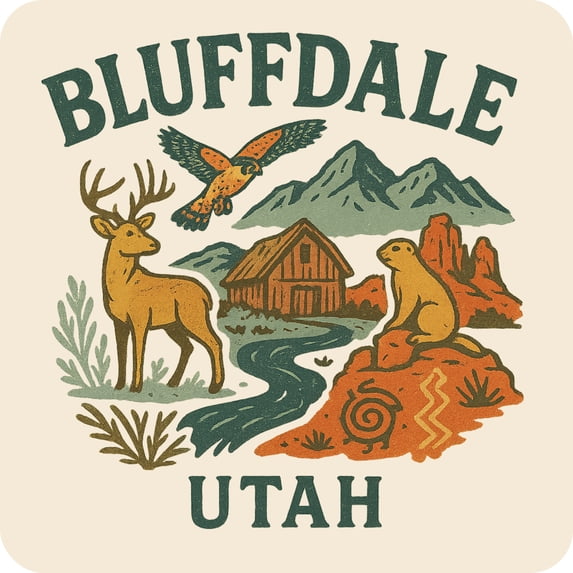 Bluffdale Utah Keepsakes Souvenir Vinyl Sticker – Destination Travel ...