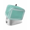 Bluish Green Greek Key Toaster Cover 4 Slice, Large Kitchen Appliance ...