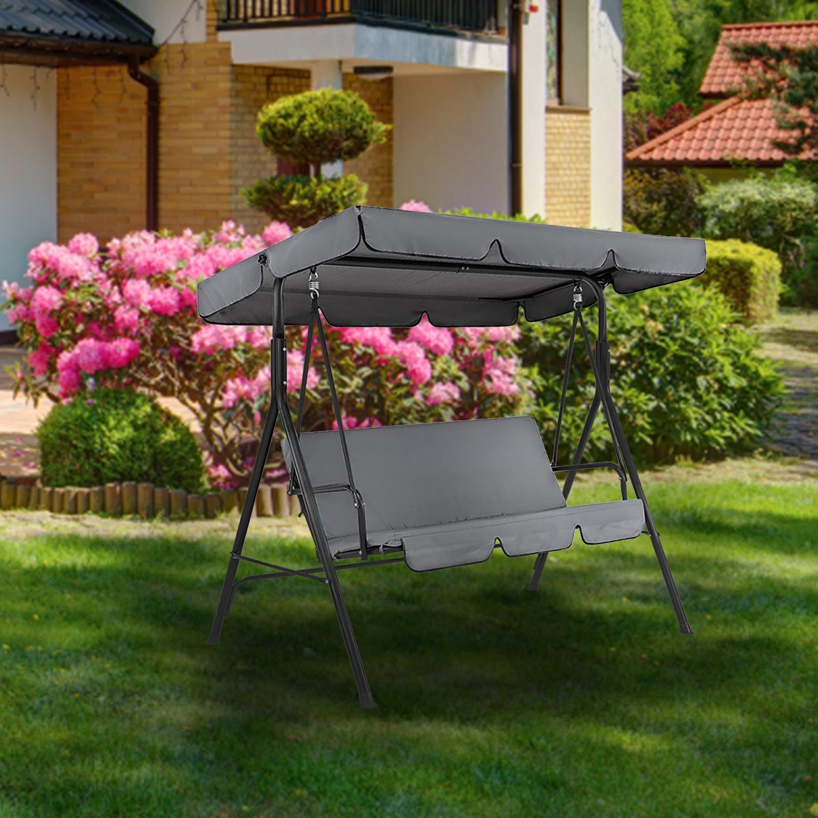 Blukids 210D Swing Canopy Replacement Cover and Swing Cushion Cover ...