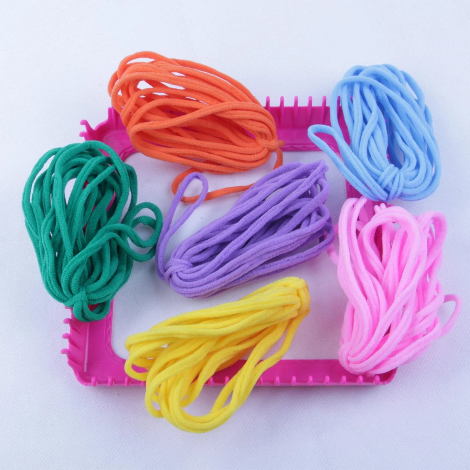 Blukids 96Pcs Loom Loops Potholder Muti-colored Weaving Loom Loops ...