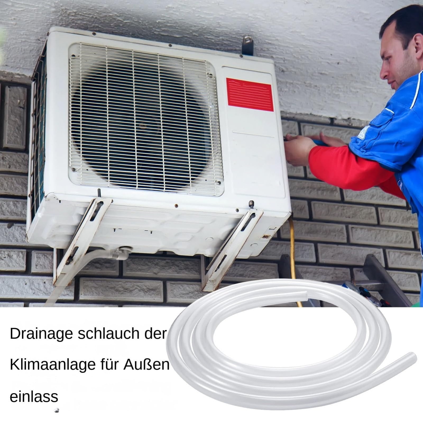 Blukids AC Outdoor Unit Drainage Pipe Connector Set - Leak-Proof ...