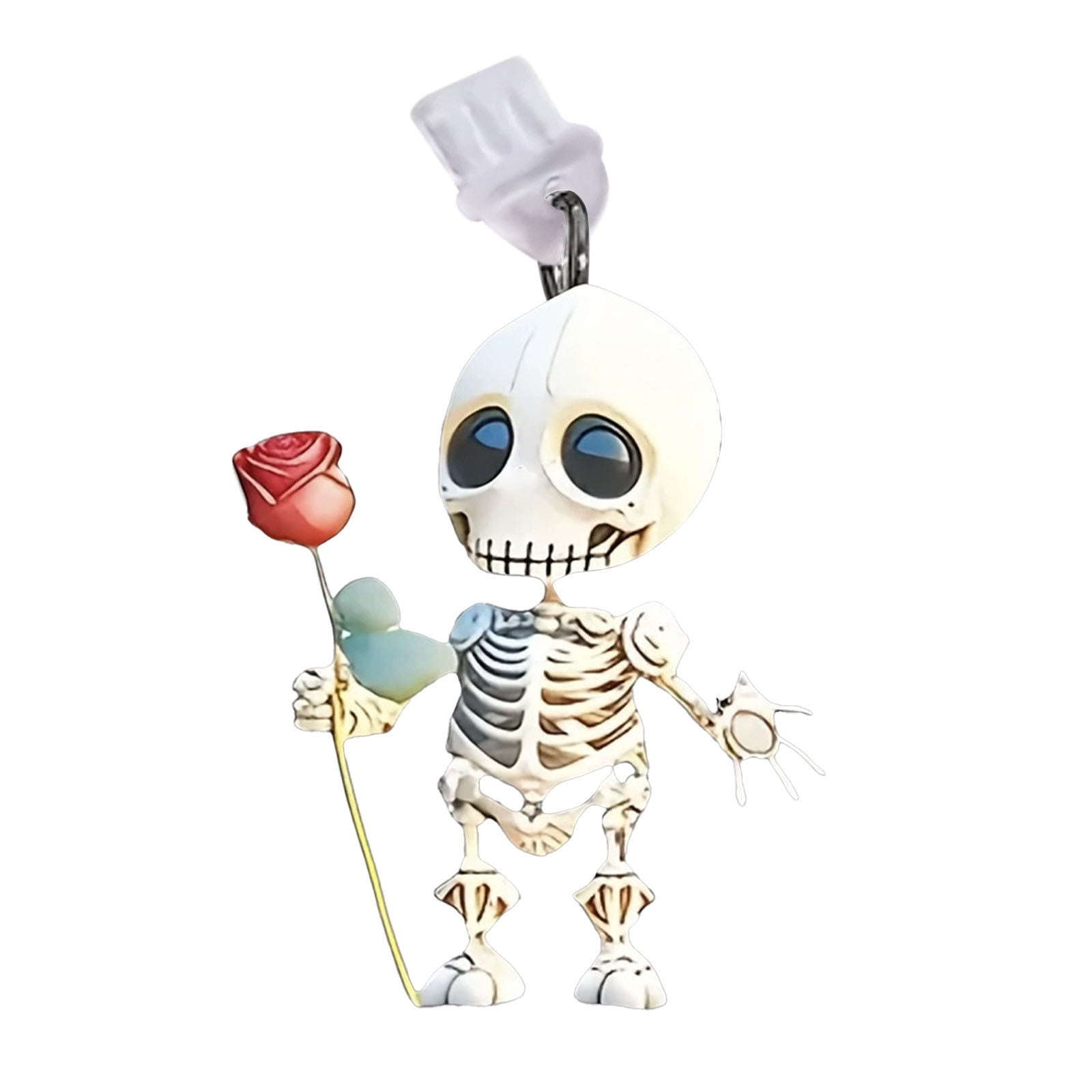 Blukids Acrylic Phone Plug Stopper Rose Skull Design Universal 3.5mm ...