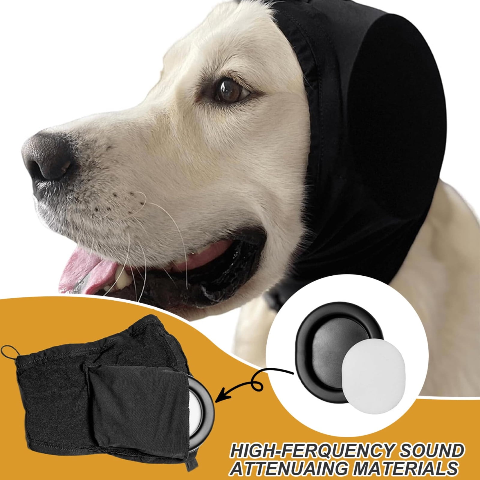 Blukids Black Dog Ear Muffs Noise Protection Noise Cancelling ...