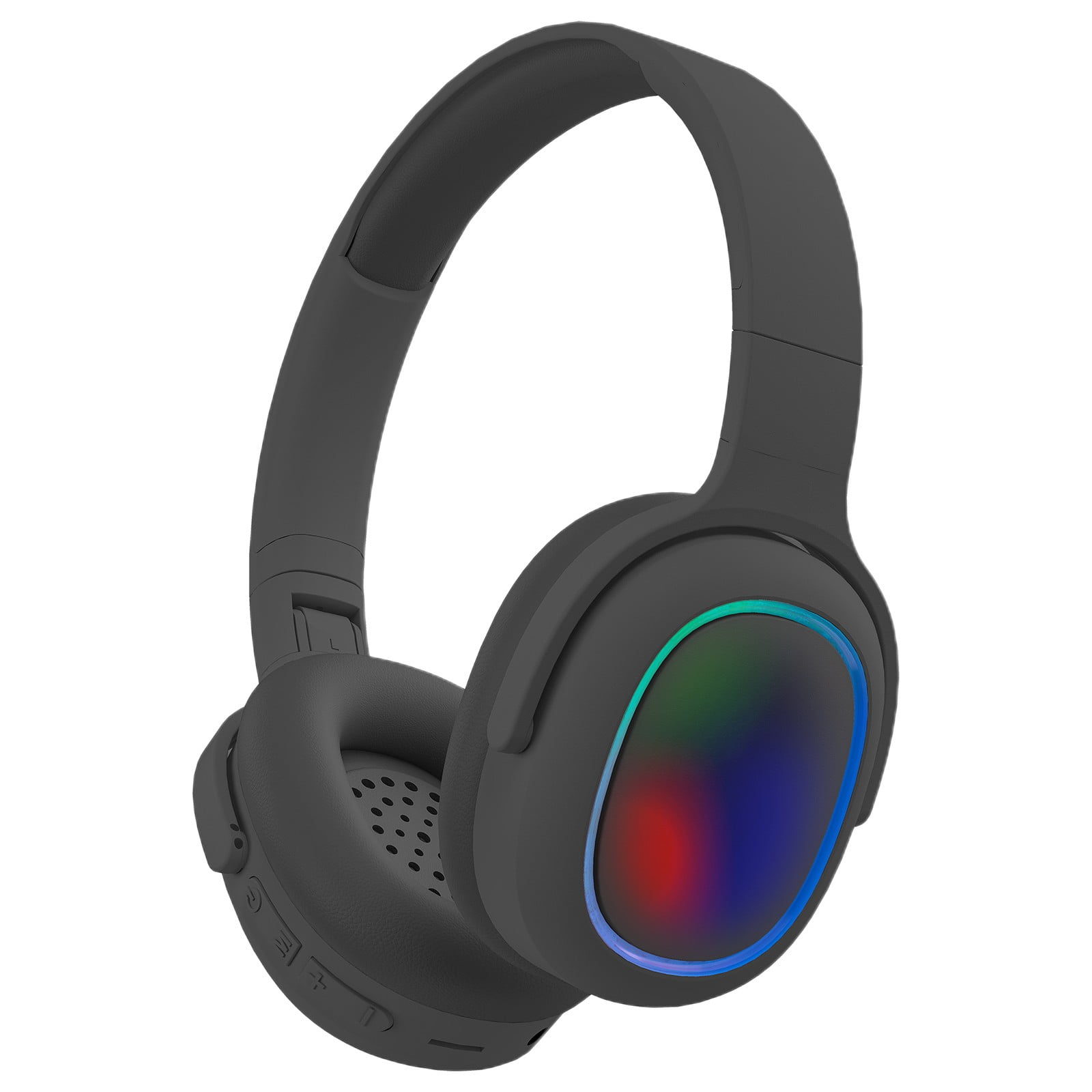 Blukids Bluetooth Headphones Over Ear, BT5.3, Colorful RGB Light, Long ...
