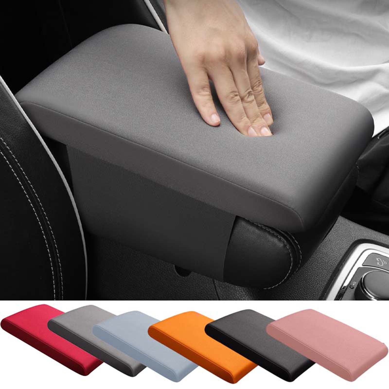 Blukids Car Armrest Cover Cushion, Microfiber Leather Inner Pillow, Car ...