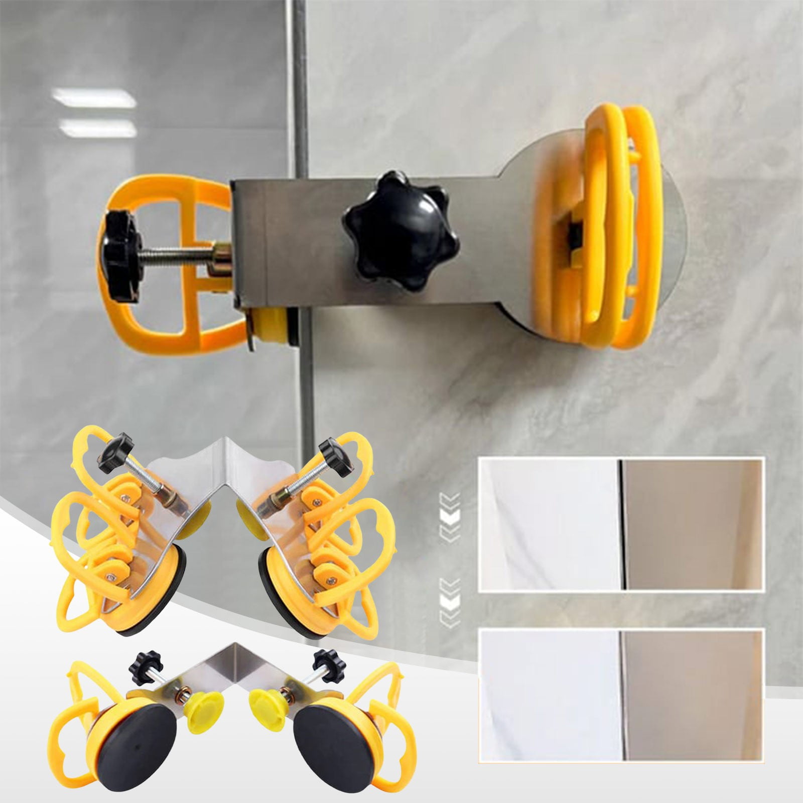 Blukids Ceramic Tile Fish Tank Suction Cup, 90 Degree Right Angle Fixer ...