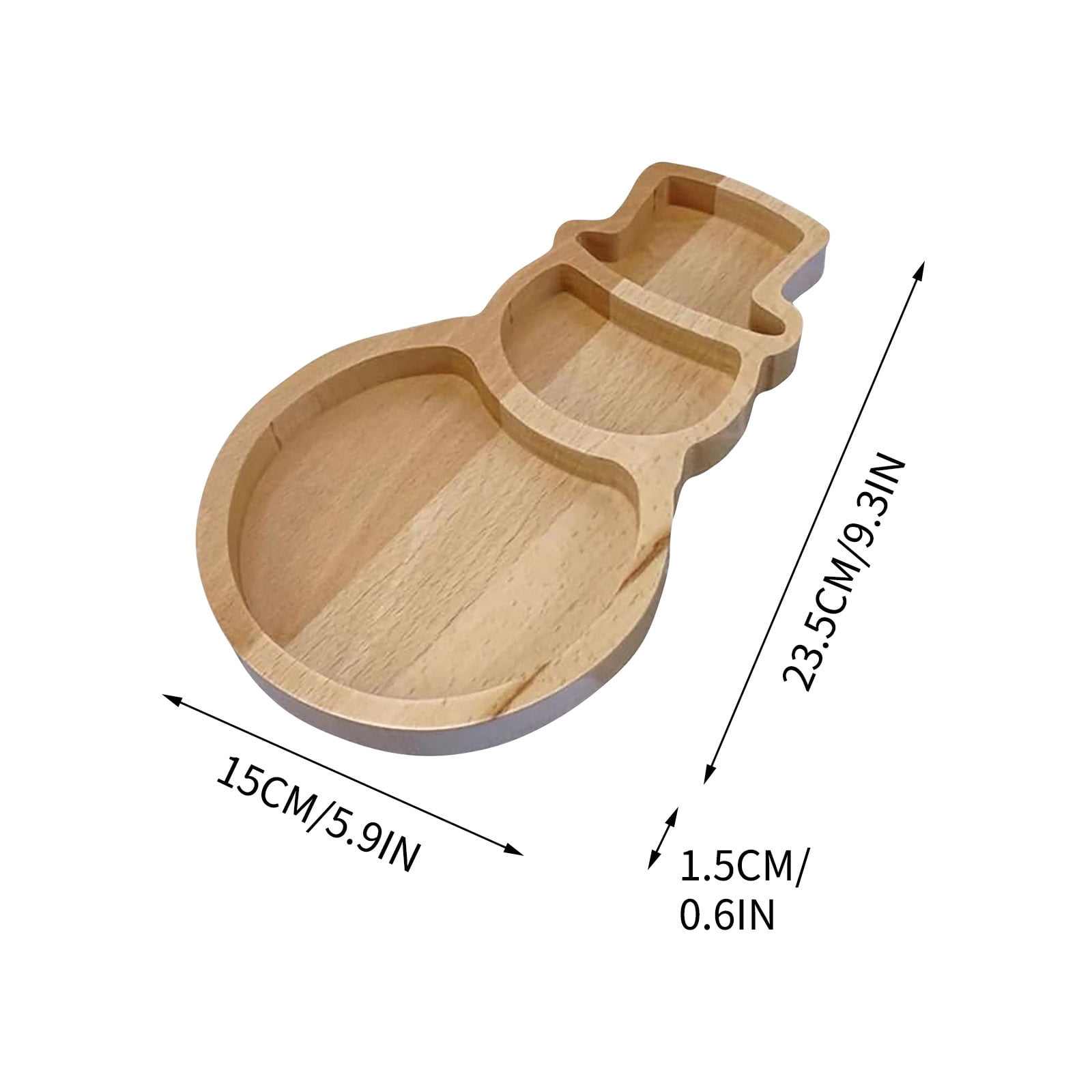 Blukids Christmas Tree Tray Dish Creative Dish Tray Seasoning Dish Xmas ...