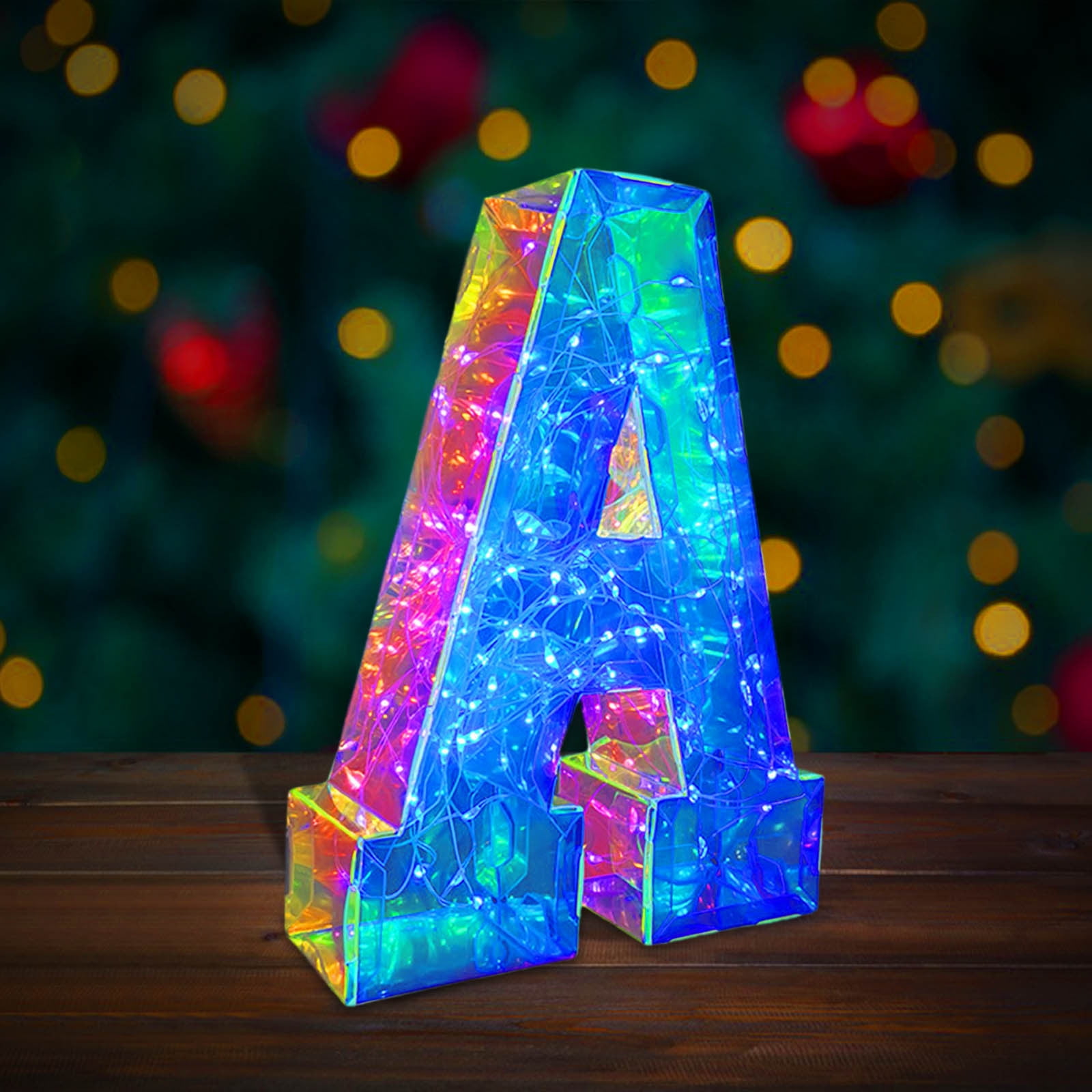 Blukids Christmas Valentines Decorations Indoor, 7.8 inch LED 26 Letter ...