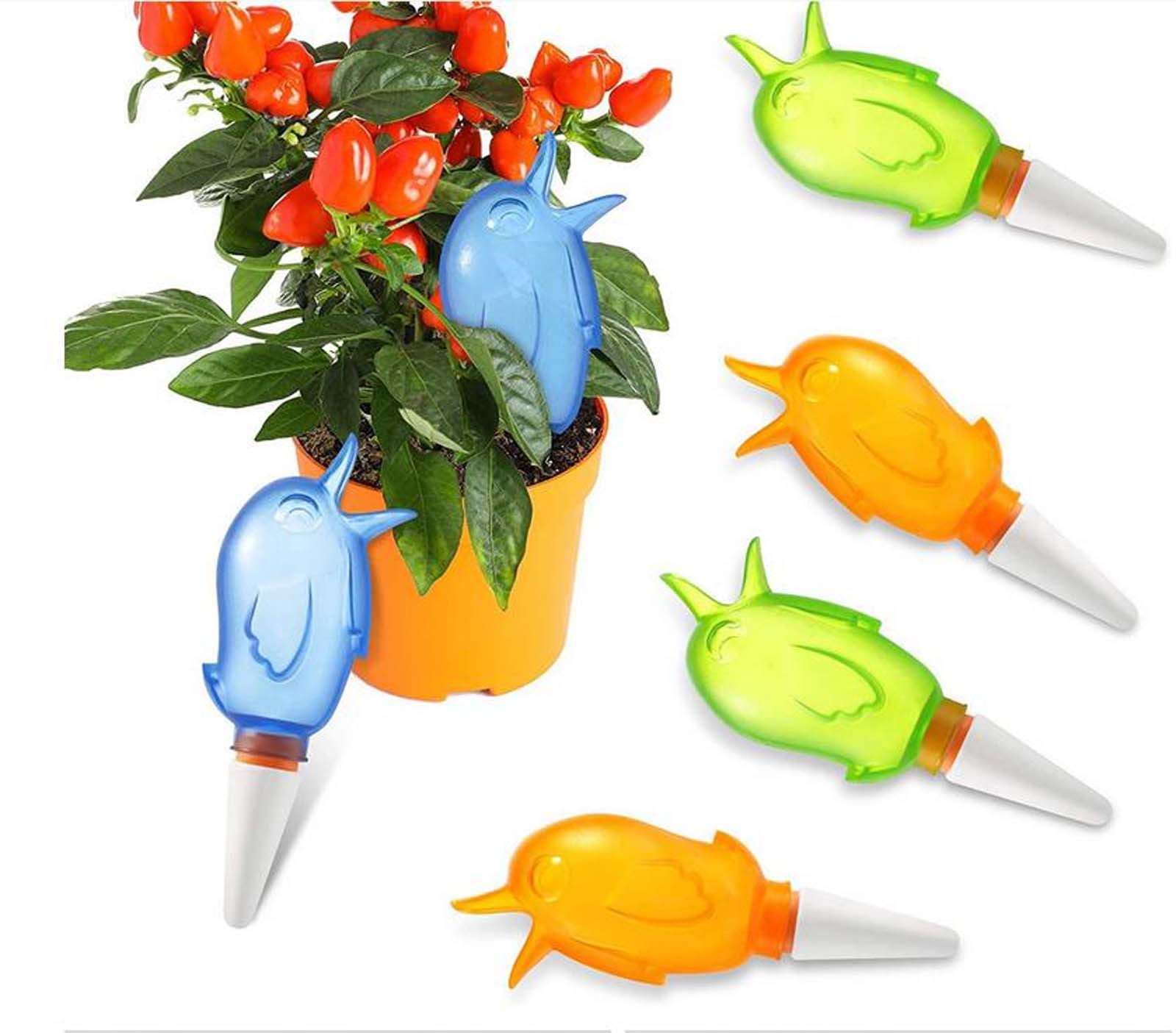 Blukids Cute Bird Plant Self Watering Device Clear Automatic Irrigation ...