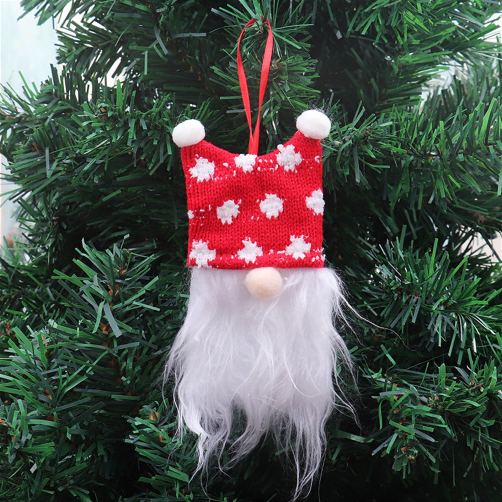 Blukids Faceless Beard Old Man Dwarf Christmas Tree Pendant, Small ...