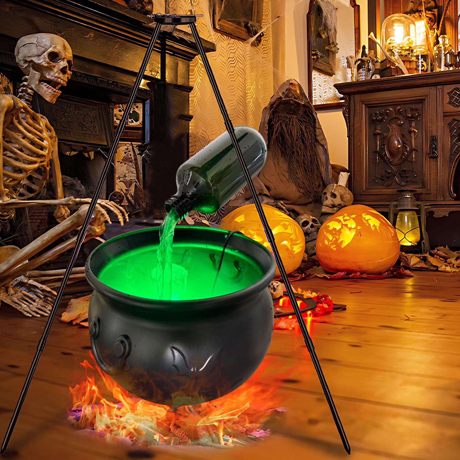 Blukids Halloween Bubbling Witch Cauldron Kit with Remote Control ...