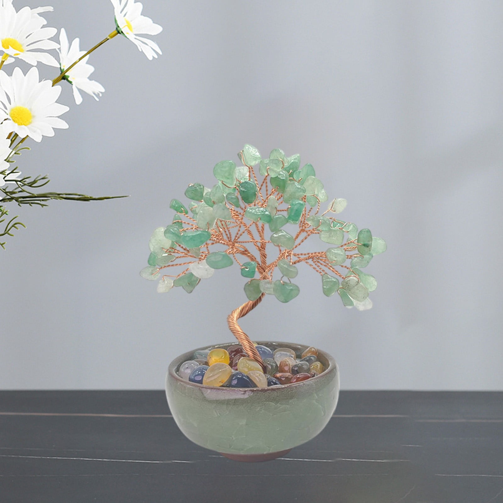 Blukids Lapis Lazuli Crystal Tree Natural Healing Crystal Gemstone Tree ...